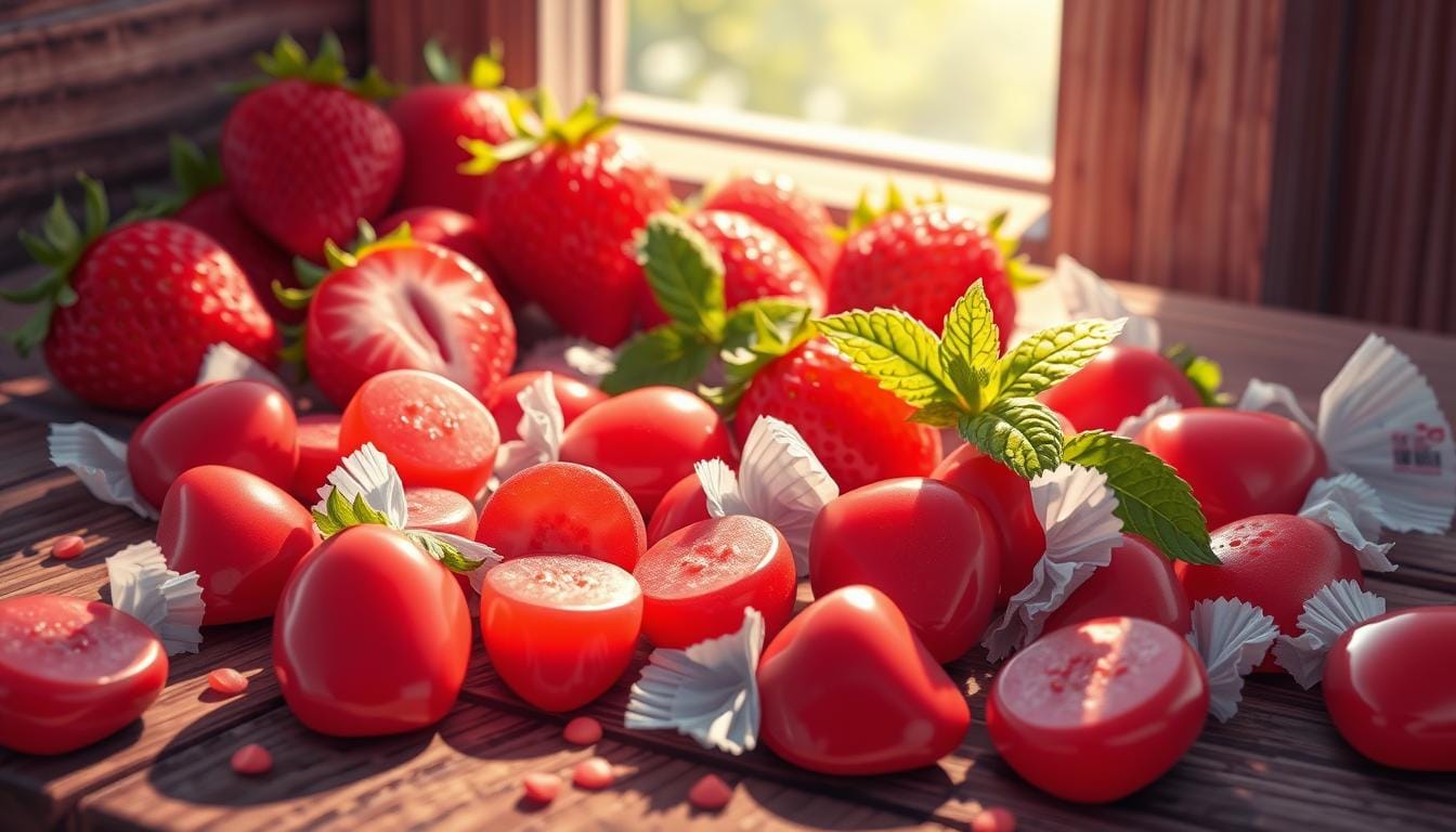 Strawberry Candy: A Sweet Guide to History, Types, and Recipes